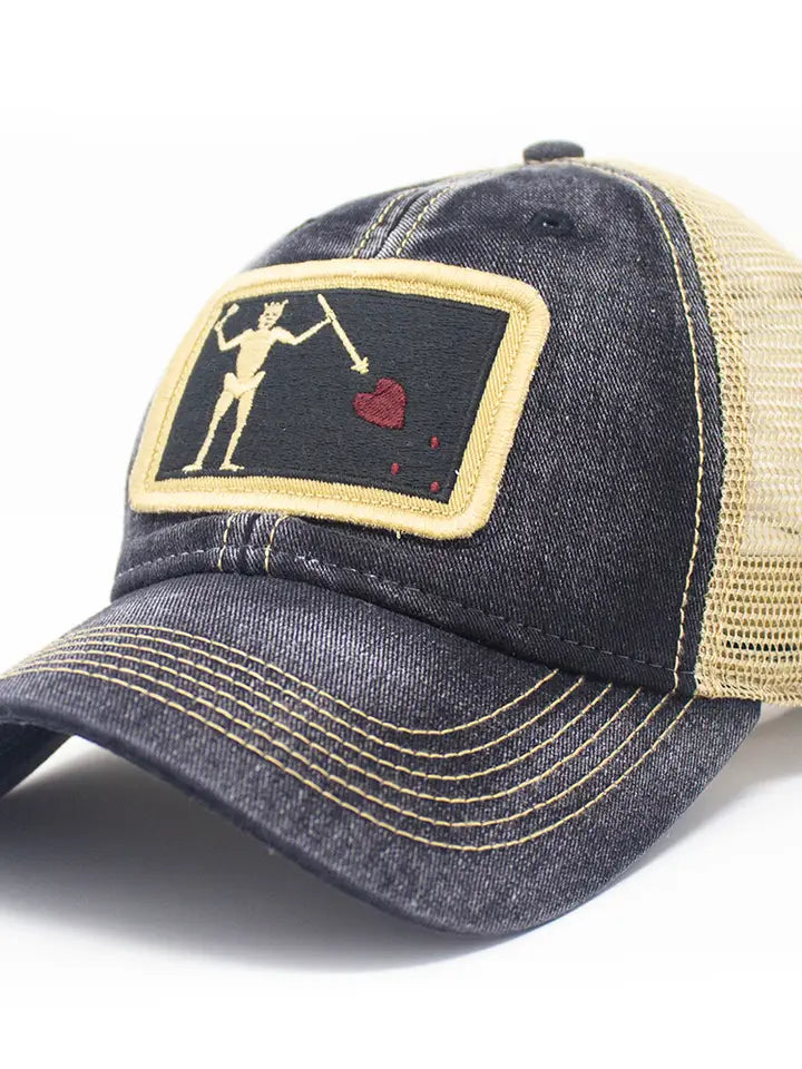 Blackbeard Pirate Flag Trucker Hat – The Tulip Magnolia